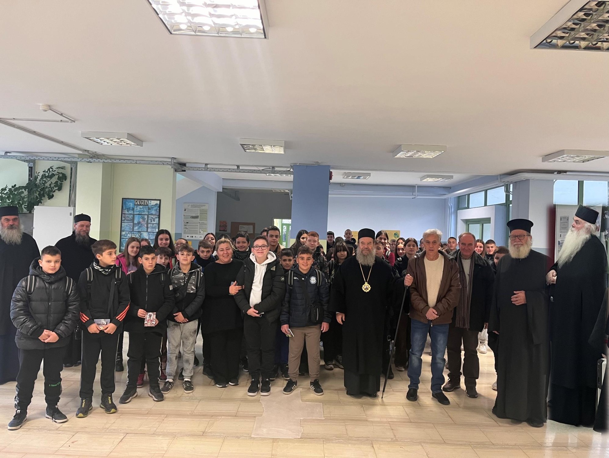 ΠΟΙΜΑΝΤΙΚΗ ΕΠΙΣΚΕΨΗ ΤΟΥ ΕΠΙΣΚΟΠΟΥ ΜΑΣ ΣΤΑ ΓΥΜΝΑΣΙΑ ΜΕΓΑΛΗΣ ΠΑΝΑΓΙΑΣ ΚΑΙ ...