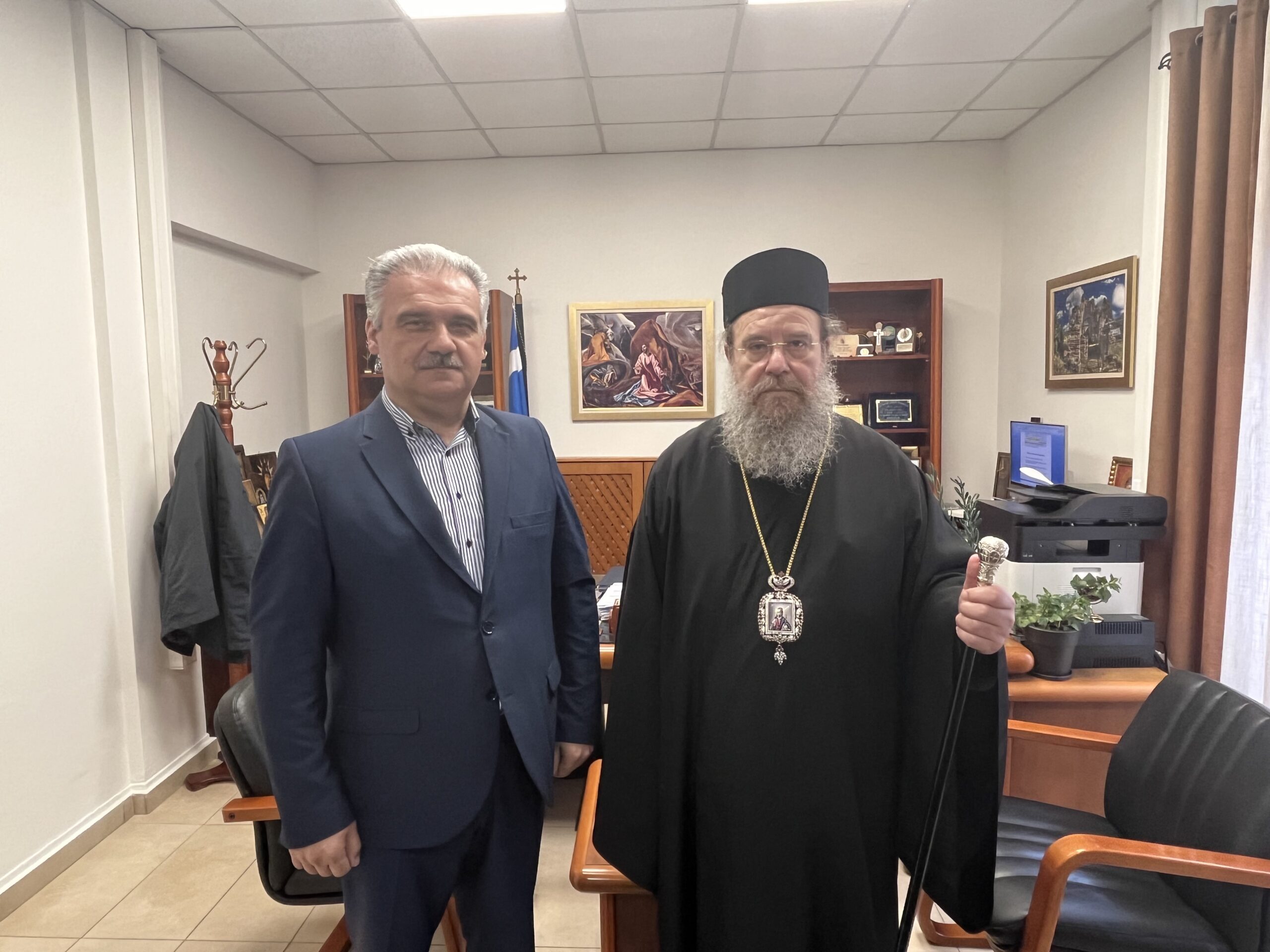 ΣΥΝΑΝΤΗΣΗ ΤΟΥ ΣΕΒΑΣΜΙΩΤΑΤΟΥ ΜΕ ΤΟΝ ΔΗΜΑΡΧΟ ΒΟΛΒΗΣ κ. ΔΙΑΜΑΝΤΗ ΛΙΑΜΑ ...